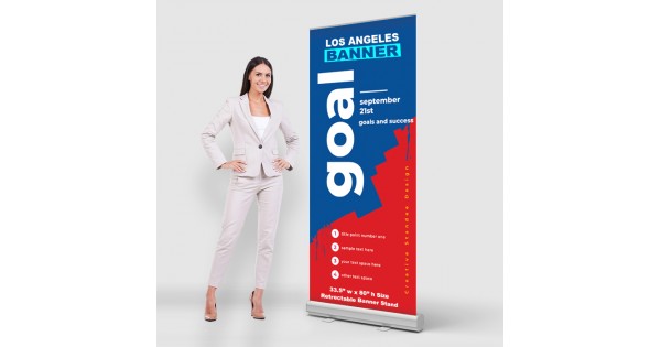 Retractable Pop up Banner Stands Los Angeles | Next Day Turnaround